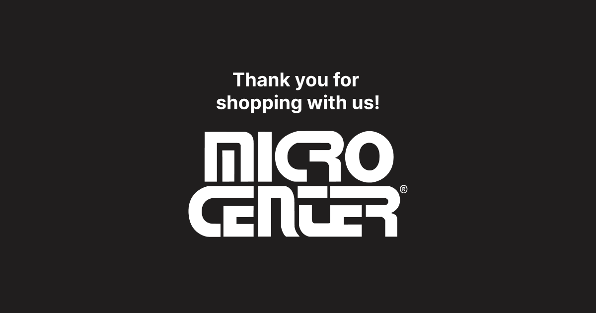 Micro Center Receipt