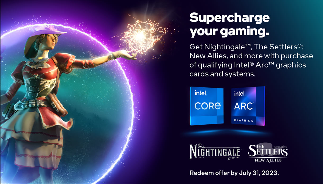 Intel Arc Spring Play and Create Bundle