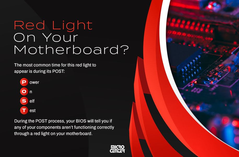 Red Light On Motherboard: What Does It Mean? Micro Center News