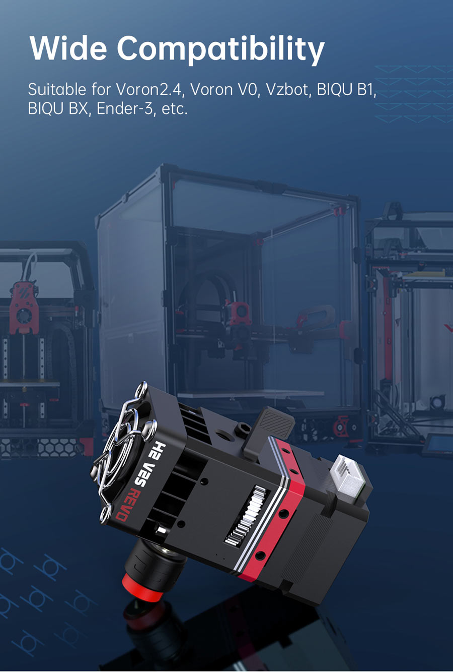 BIGTREETECH H2 V2S Revo Dual Gear Feeder Direct Drive Metal Extruder ...